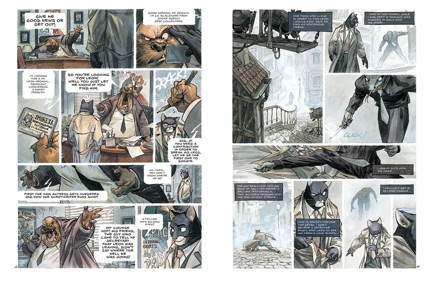 Preview: Blacksad: The Collected Stories - Graphic Policy