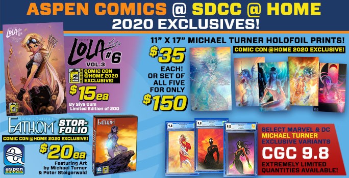 SDCC 2020: Aspen Comics Reveals its Comic-Con@Home 2020 Exclusives ...