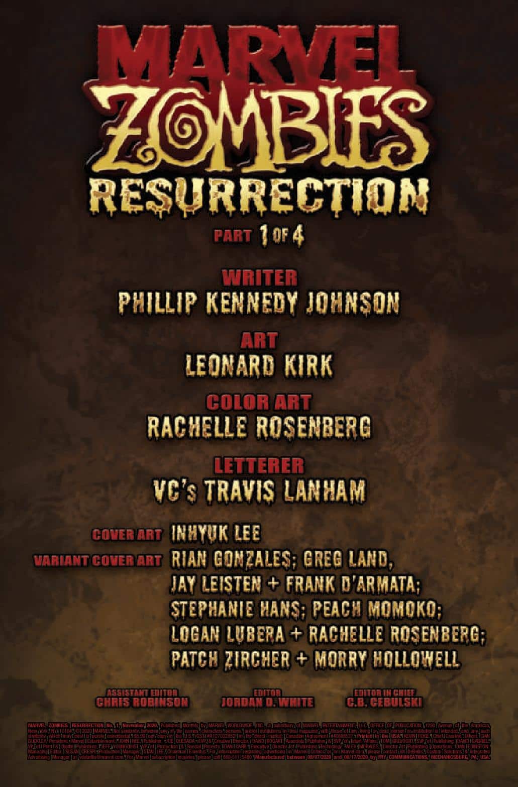 Preview: Marvel Zombies Resurrection #1 (of 4) - Graphic Policy