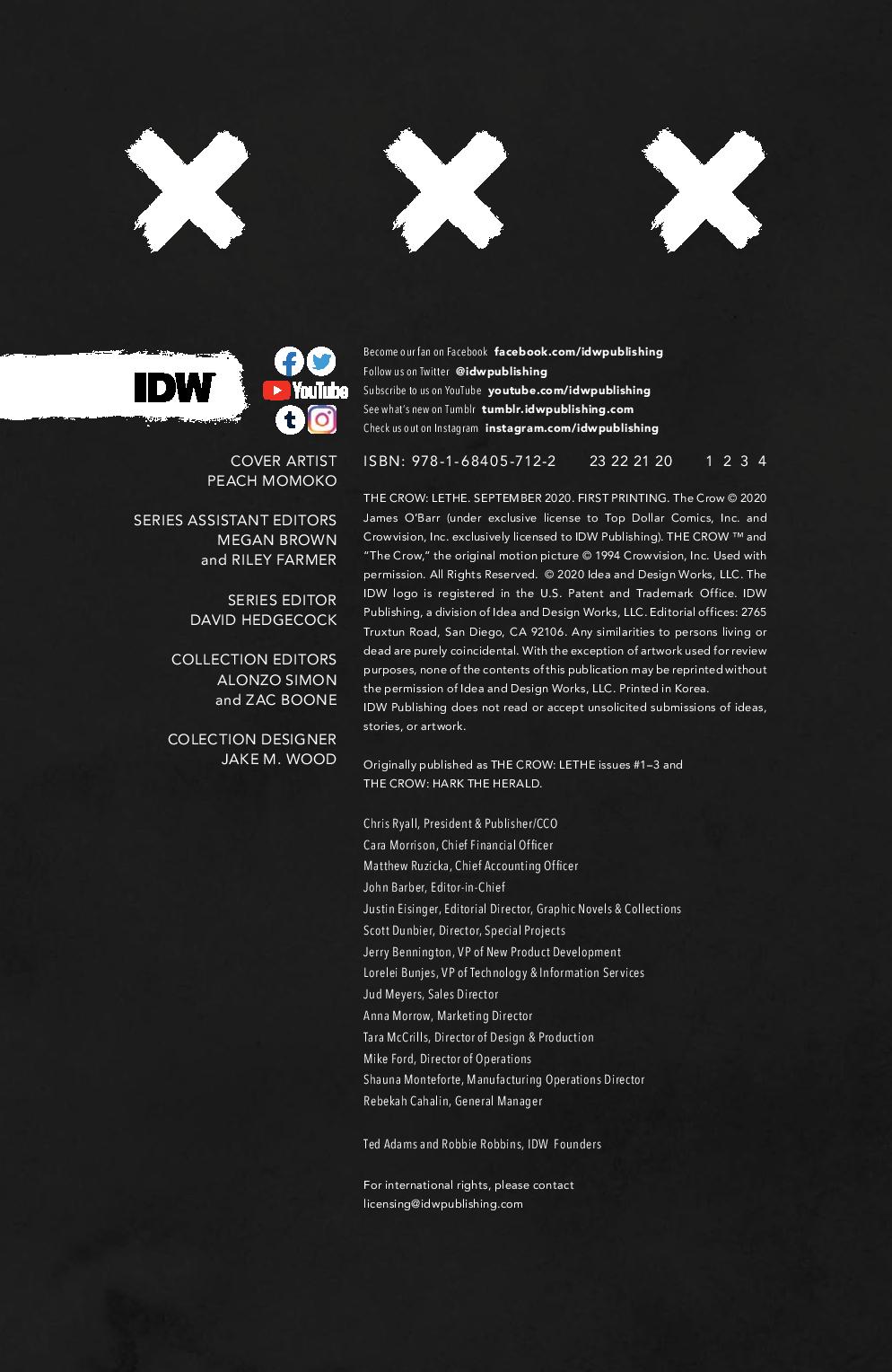 Preview: The Crow: Lethe - Graphic Policy