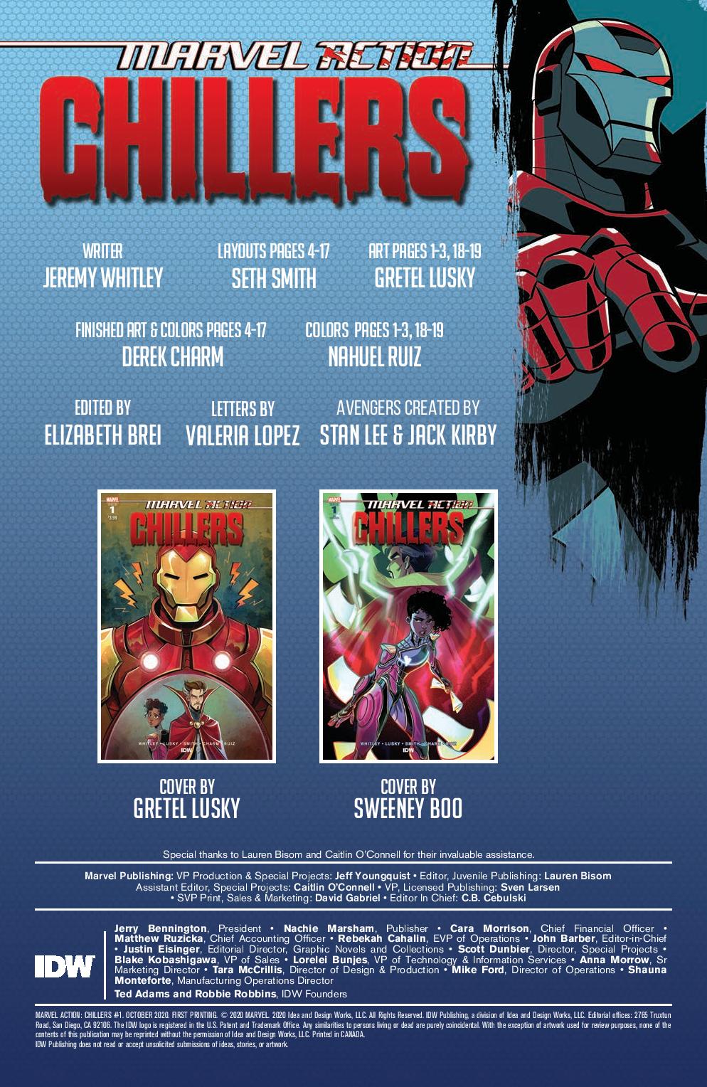 Preview: Marvel Action: Chillers #1 - Graphic Policy