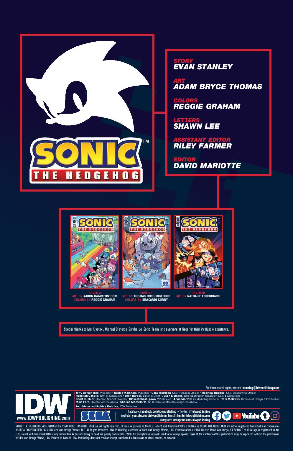Preview: Sonic the Hedgehog #35 | Graphic Policy