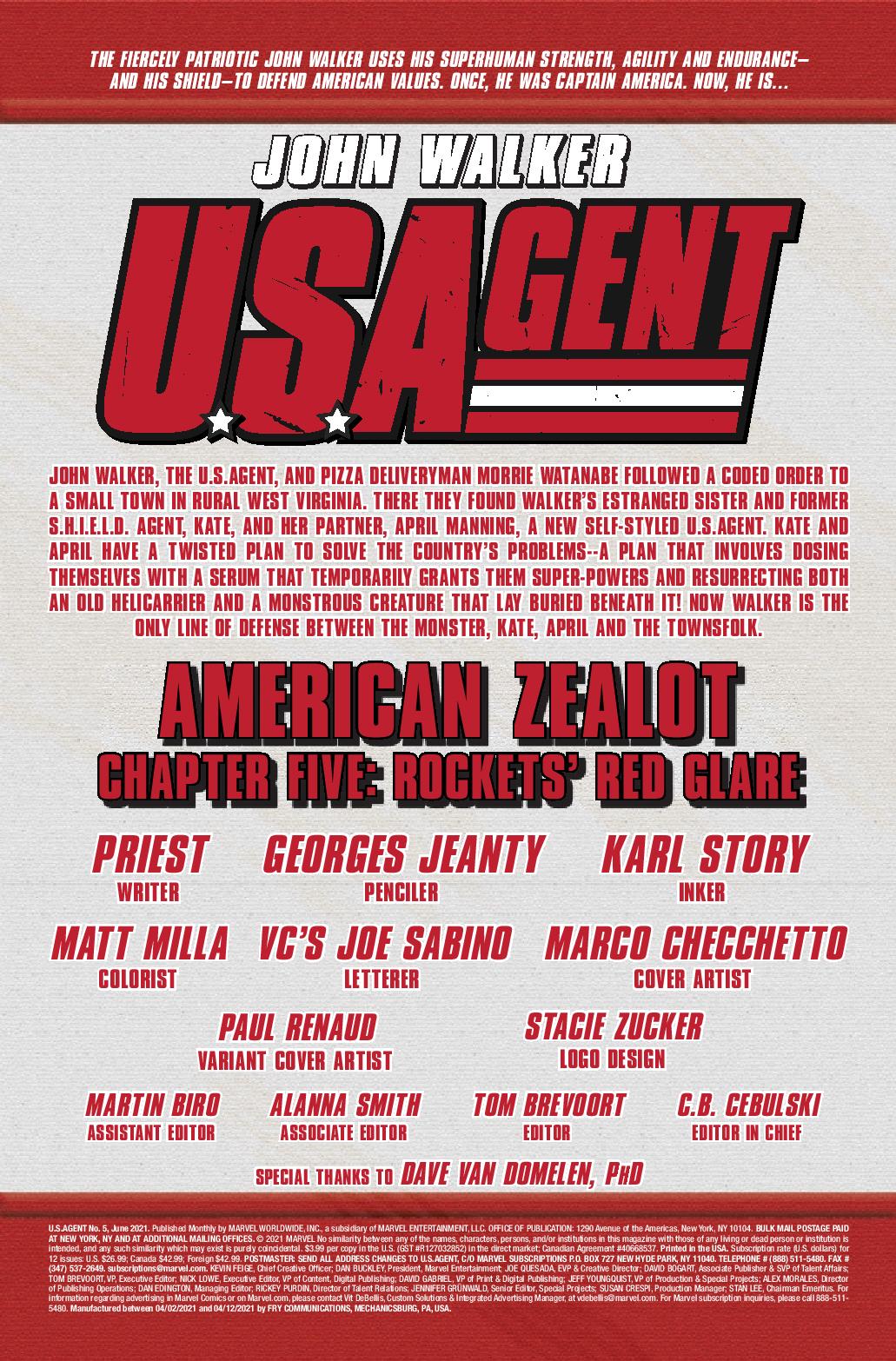Preview: U.S.Agent #5 (of 5) - Graphic Policy