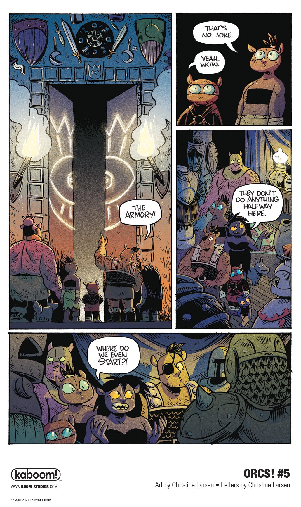 Come Face to Face with Destiny in Christine Larsen’s ORCS! #5 - Graphic ...