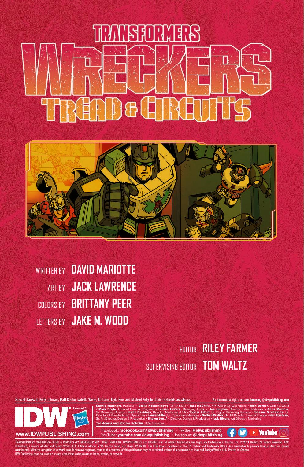 Preview: Transformers: Wreckers—Tread & Circuits #2 (of 4) - Graphic Policy