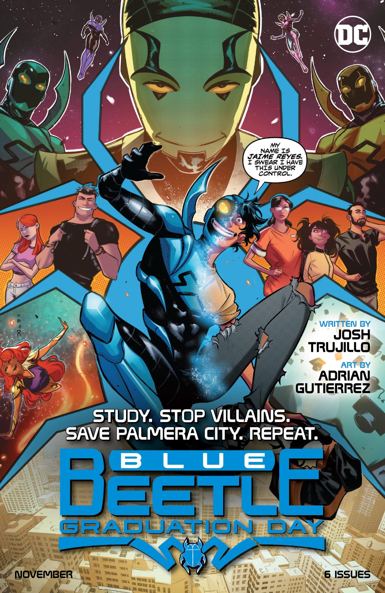 Blue Beetle Graduation Day will debut in English and Spanish - Graphic ...