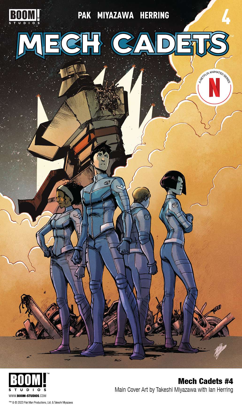 Break the Rules in Your First Look at Mech Cadets #4 - Graphic Policy