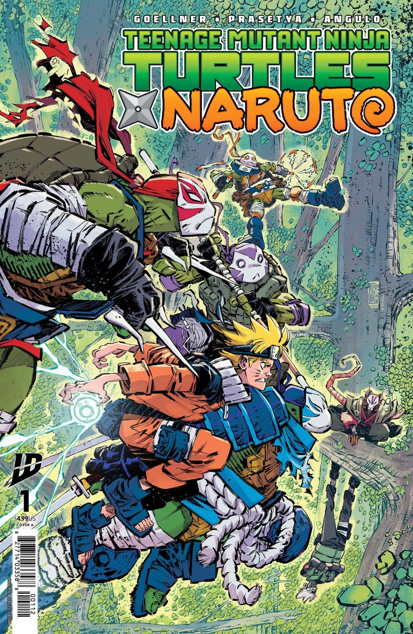 Teenage Mutant Ninja Turtles x Naruto #1 has sold out and is getting a ...