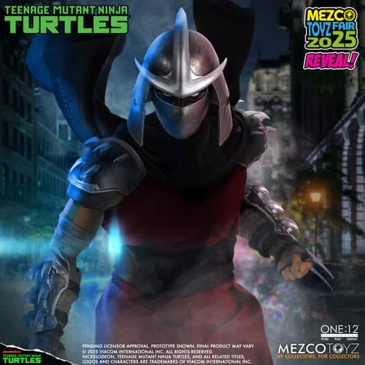 Mezco Toyz reveals a One:12 Collective Shredder! - Graphic Policy