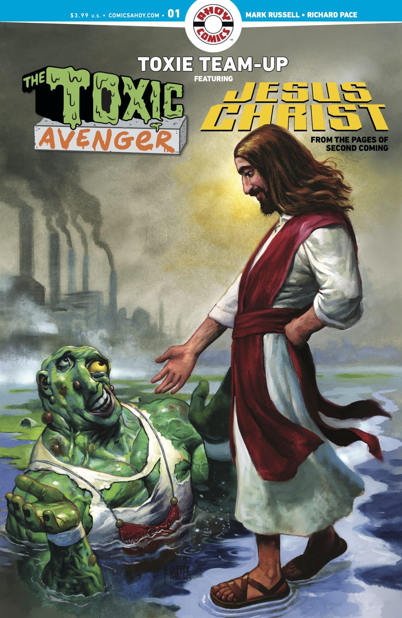 The Toxic Avengers teams up with Jesus Christ in Ahoy Comics' Toxic ...
