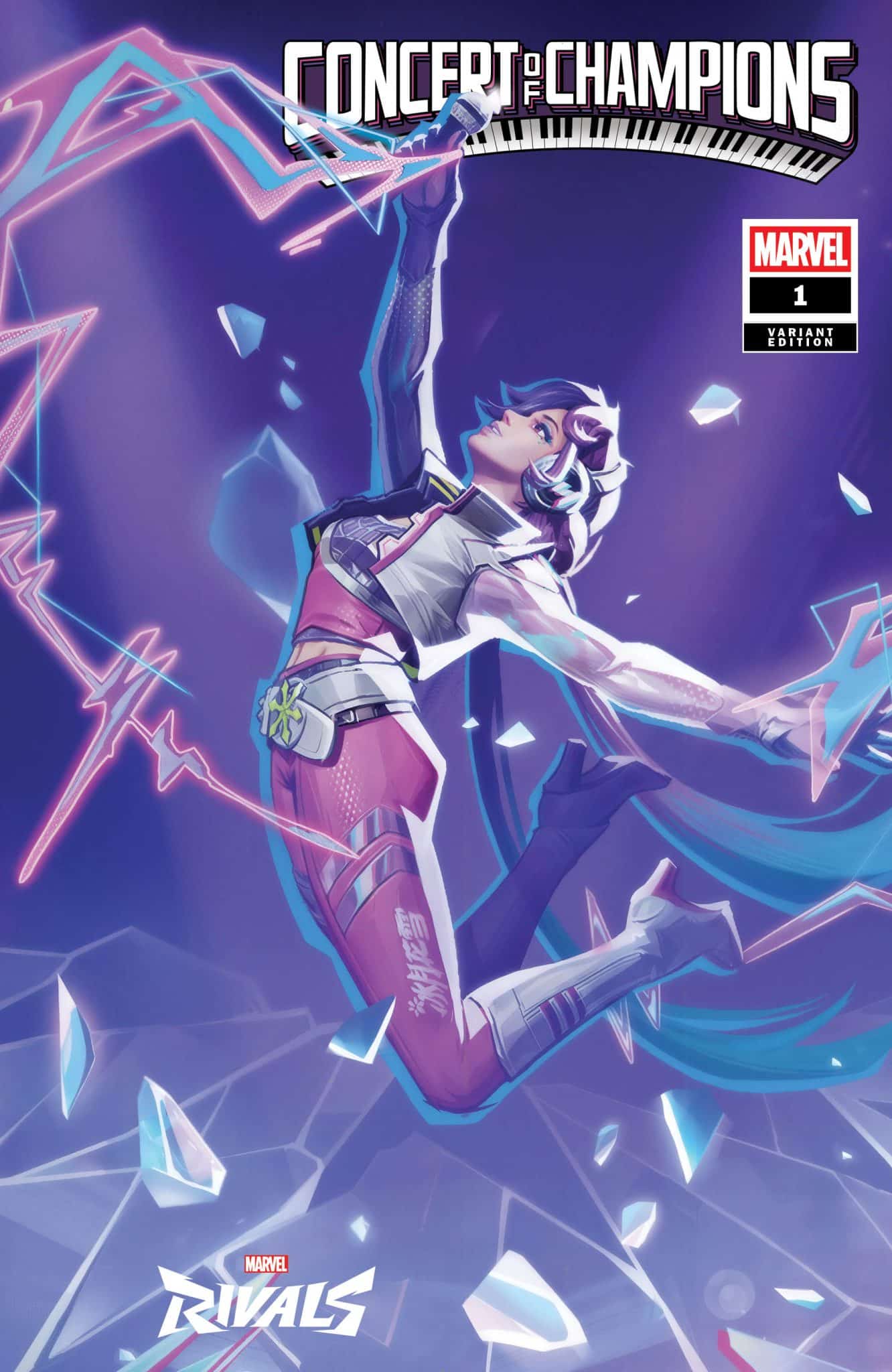 A Concert of Champions #1 Marvel Rivals Cover Spotlights Luna Snow's Mirae 2099 Design - Graphic ...