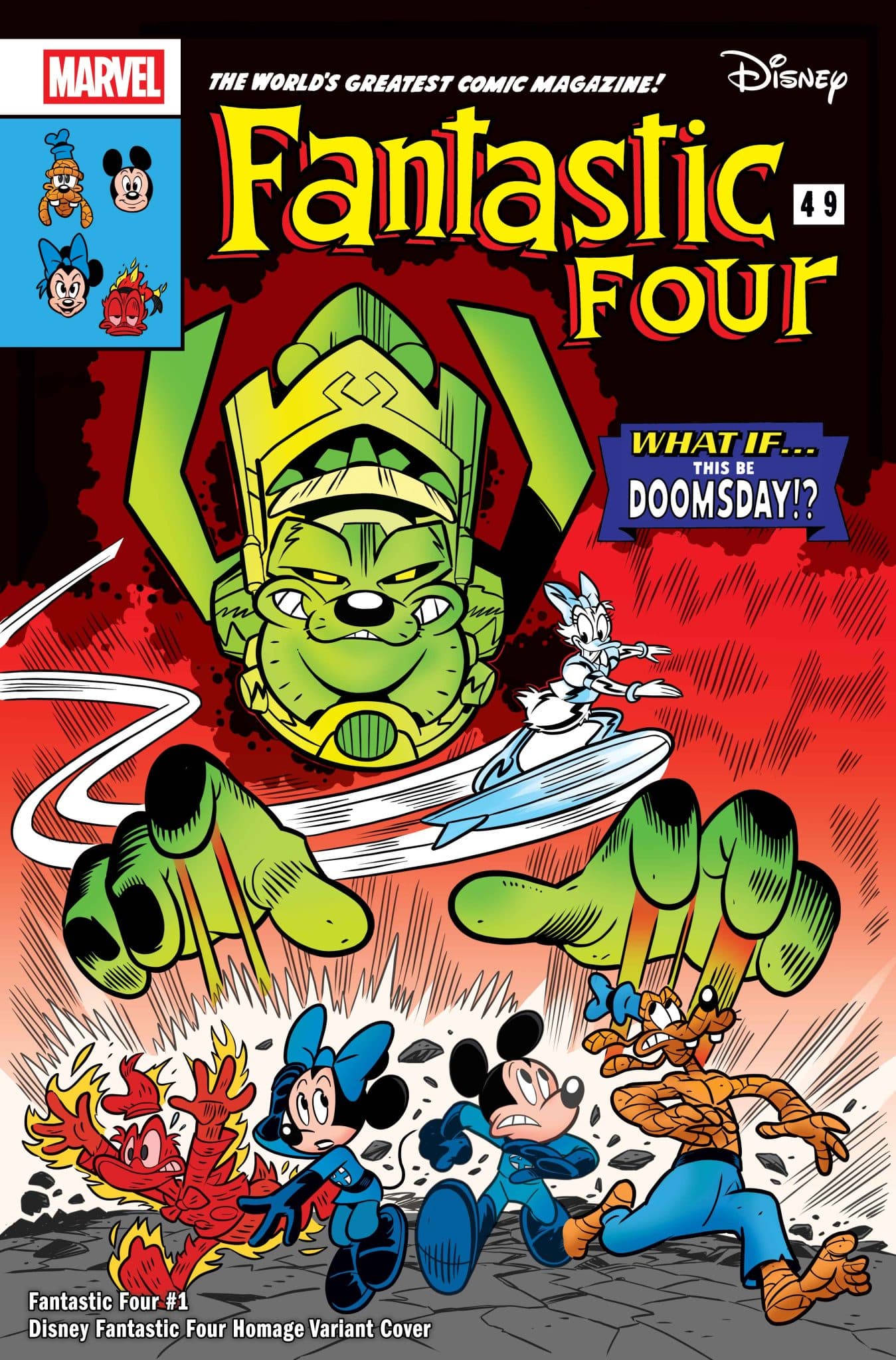 Mickey and Friends Adventure through Fantastic Four history in Disney ...