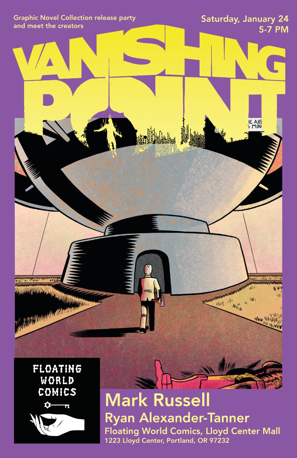 Floating World Comics announces a Vanishing Point Release Party this ...